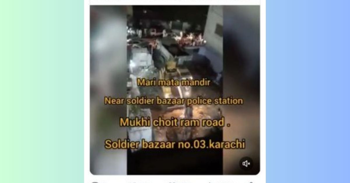 Demolition of a 150-Year-Old Hindu Temple in Karachi- True Story