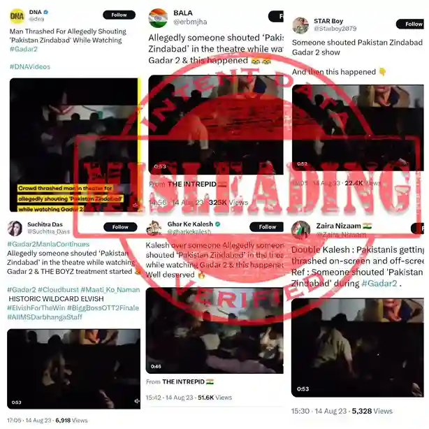 Fight in Gadar 2 Screening in Bareilly: Pakistan Zindabad Slogans?