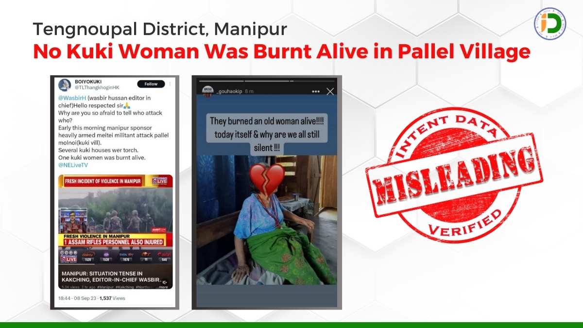 Kuki Woman Burnt Alive in Pallel - Manipur Fact Check