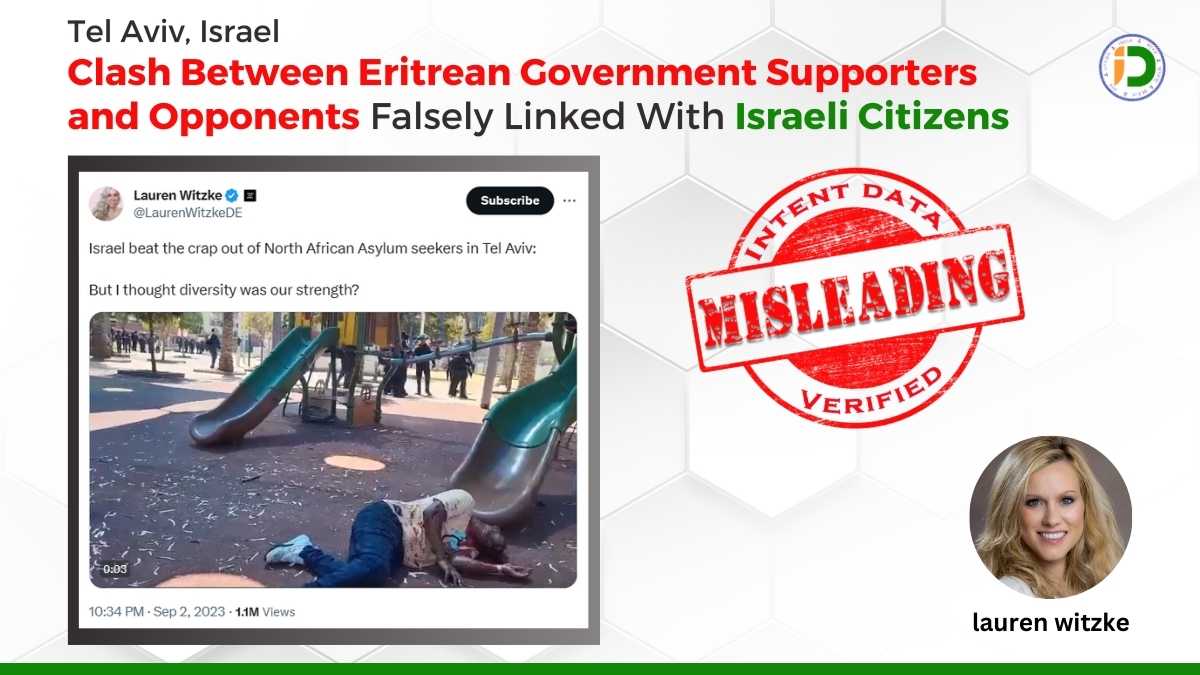 clash between Eritrean groups shared as Israeli assault