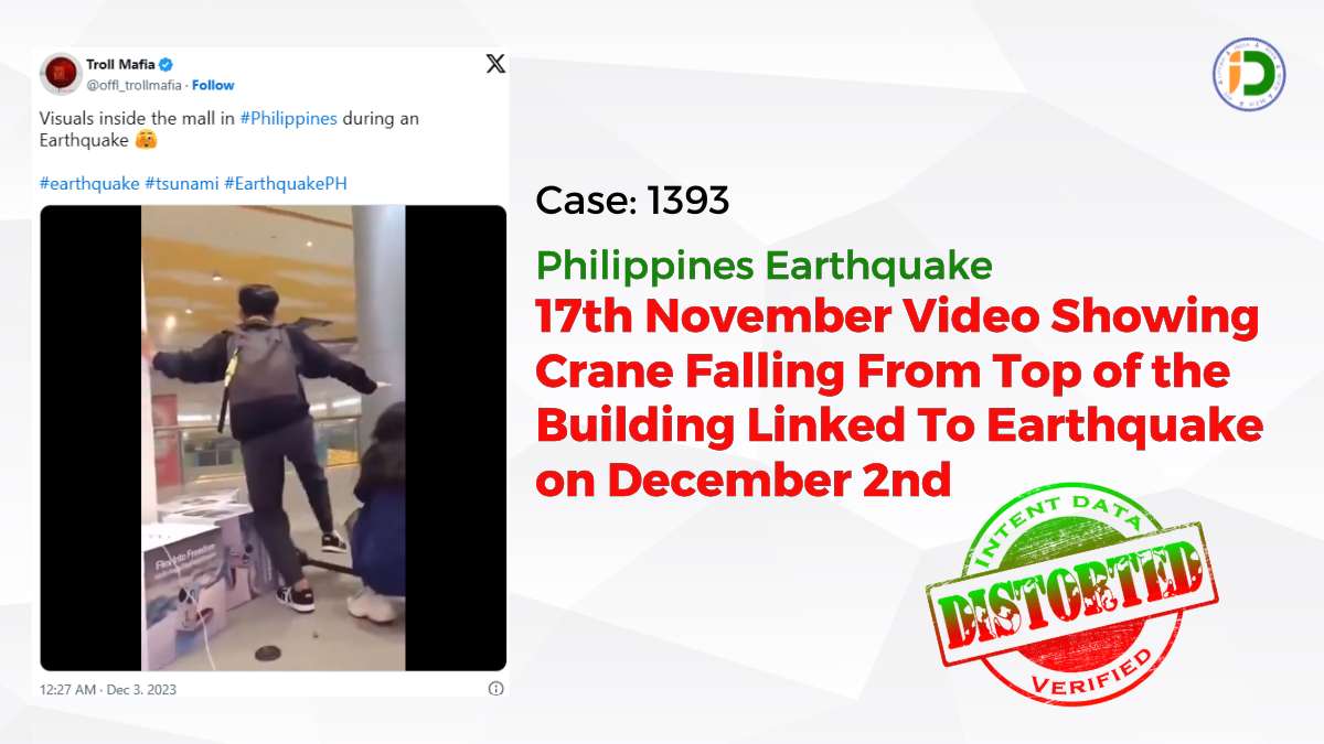 Earthquake in the Philippines is from December 2nd, 2023?