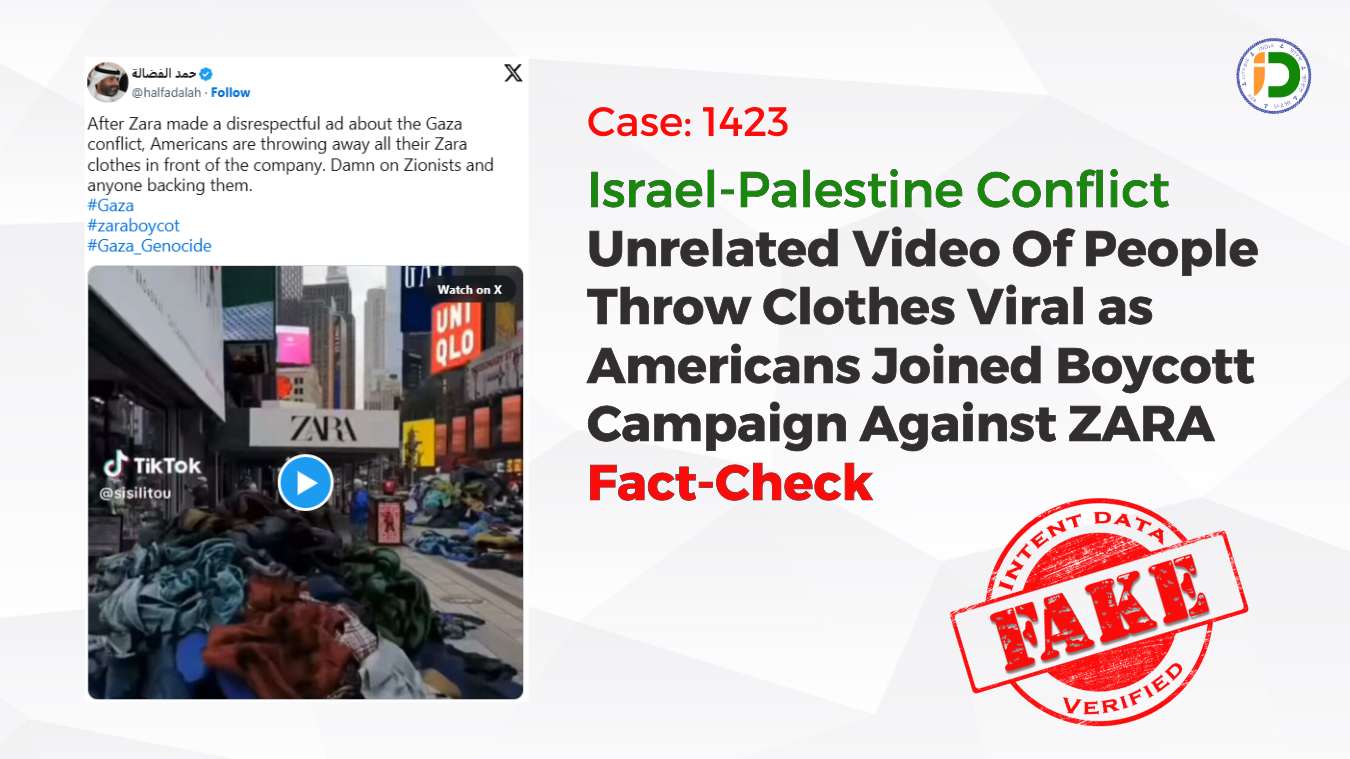 Americans have thrown away Zara clothing after Gaza conflict?