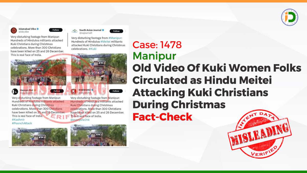 Hindu Meitei attacked the Kuki Christians during Christmas? : Fact