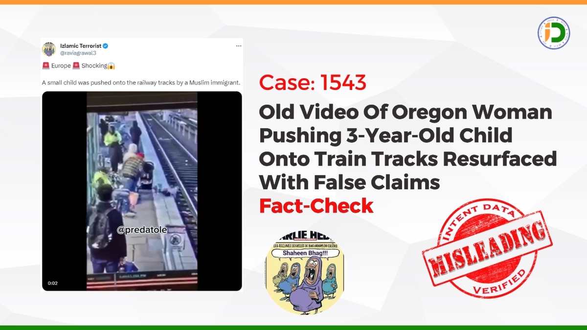 Old video of woman pushing 3-Year-Old child onto train track viral