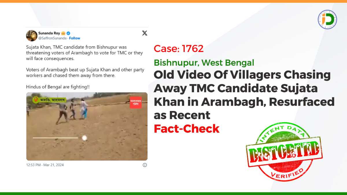 Sujata Khan threatened people to vote for the TMC? : Fact