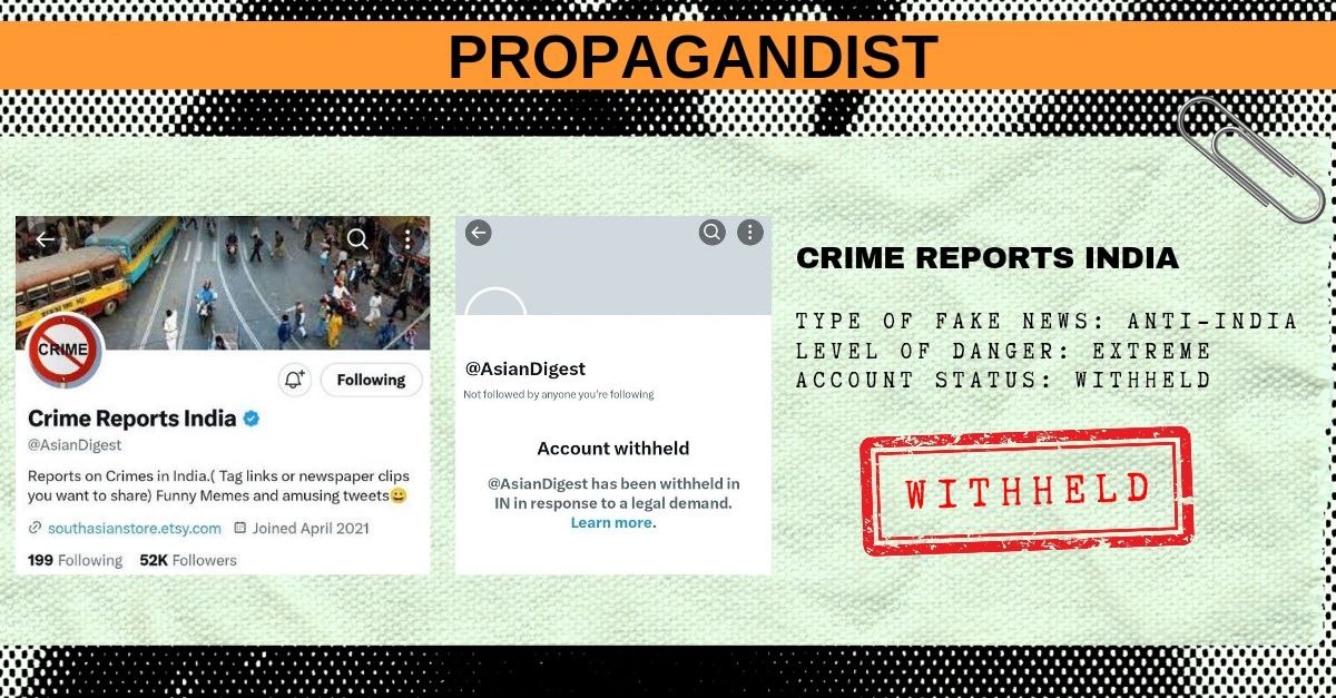 Crime Reports India - D-Intent Data