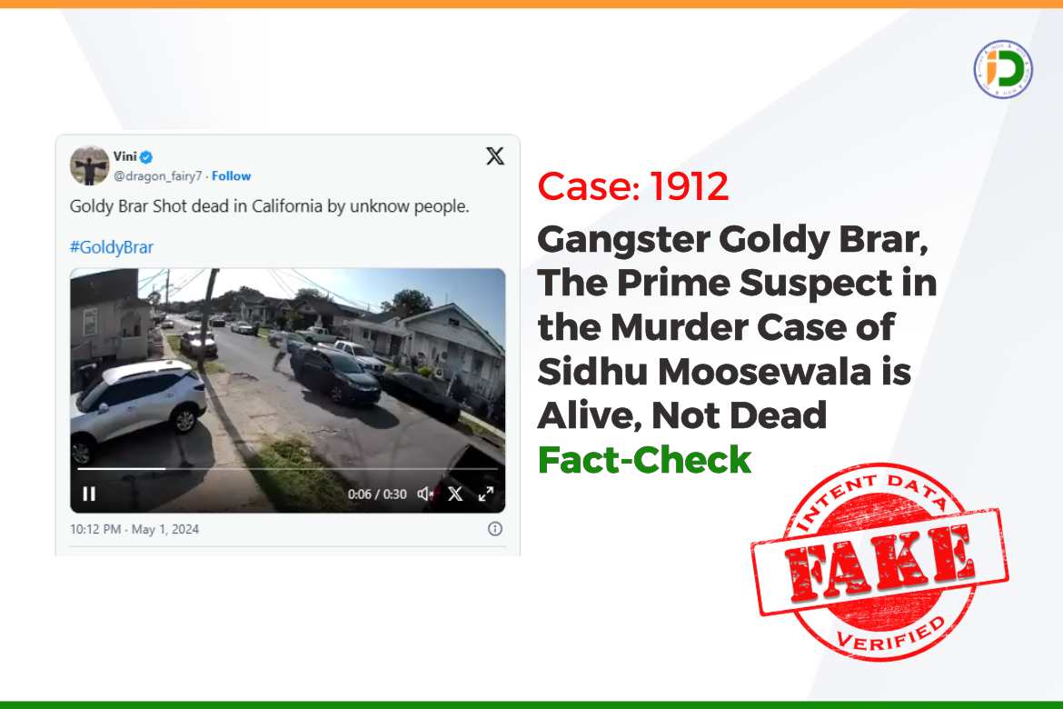 Gangster Goldy Brar Shot and Killed in US? : Fact