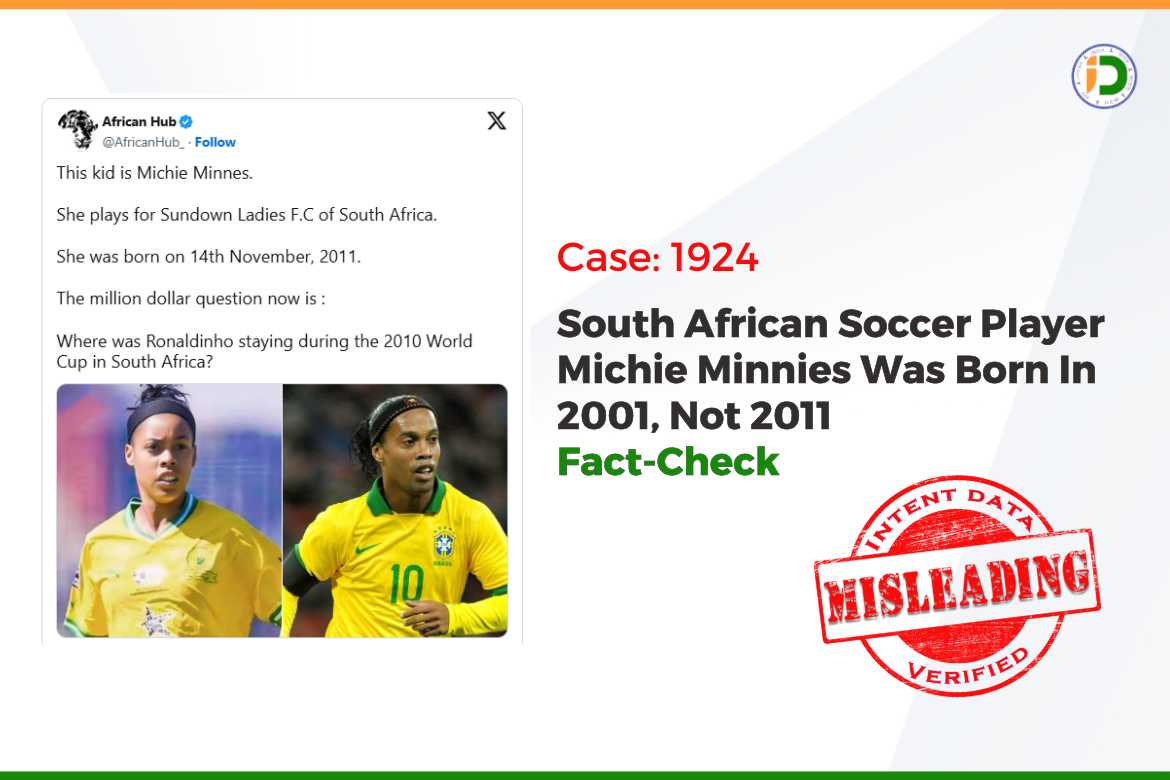 South African Soccer Player Michie Minnies Was Born In 2011?