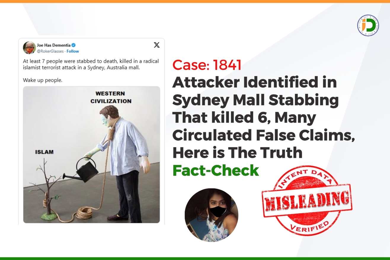 Muslim involved in BondiJunction stabbing attack? : Fact