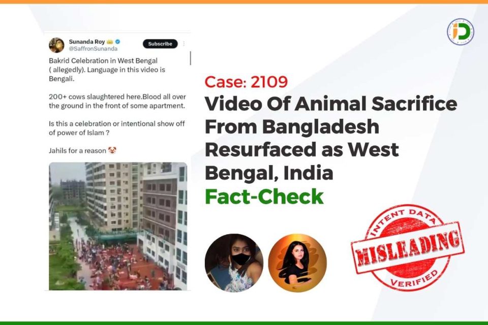 Fact-Check: Video Of Animal Sacrifice From Bangladesh Resurfaced as West Bengal, India - D ...