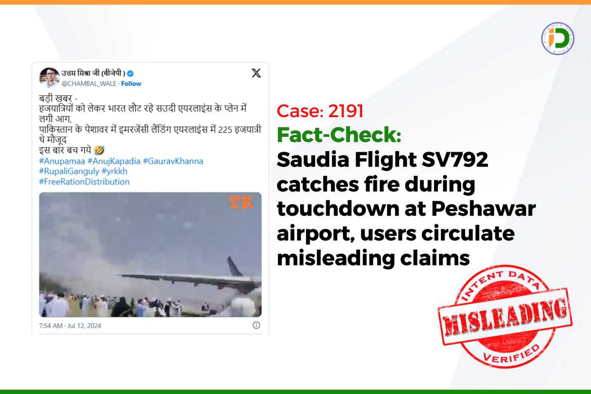 Fact Check: Saudia Flight SV792 catches fire during touchdown at ...