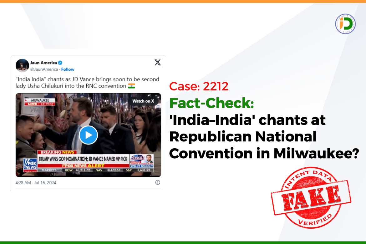 Fact Check: 'India–India' chants at Republican National Convention in ...