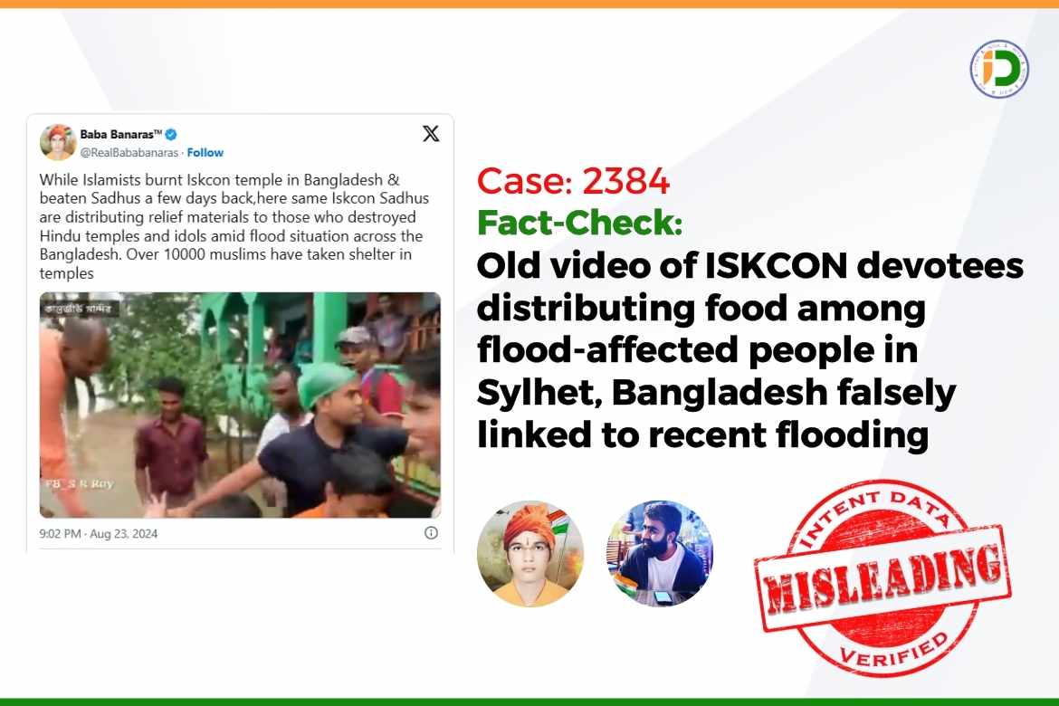Fact Check: Old video of ISKCON devotees distributing food among flood ...