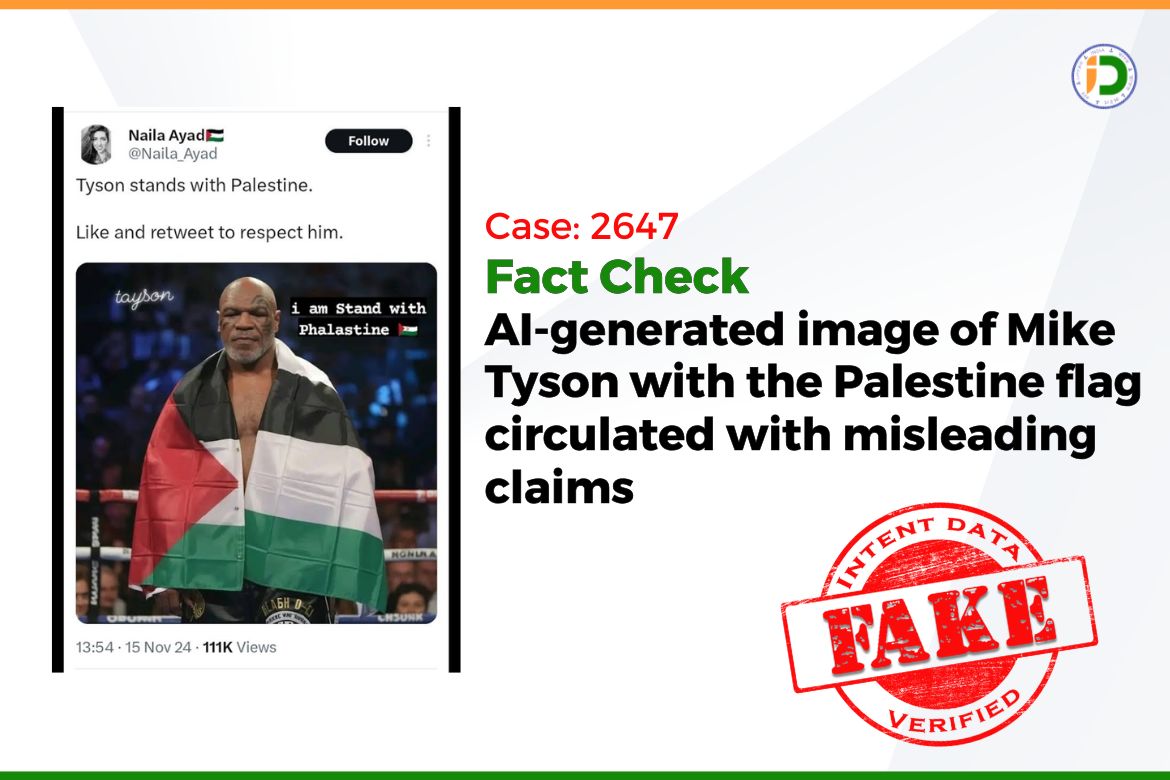 Fact Check: AI-generated image of Mike Tyson with the Palestine flag ...