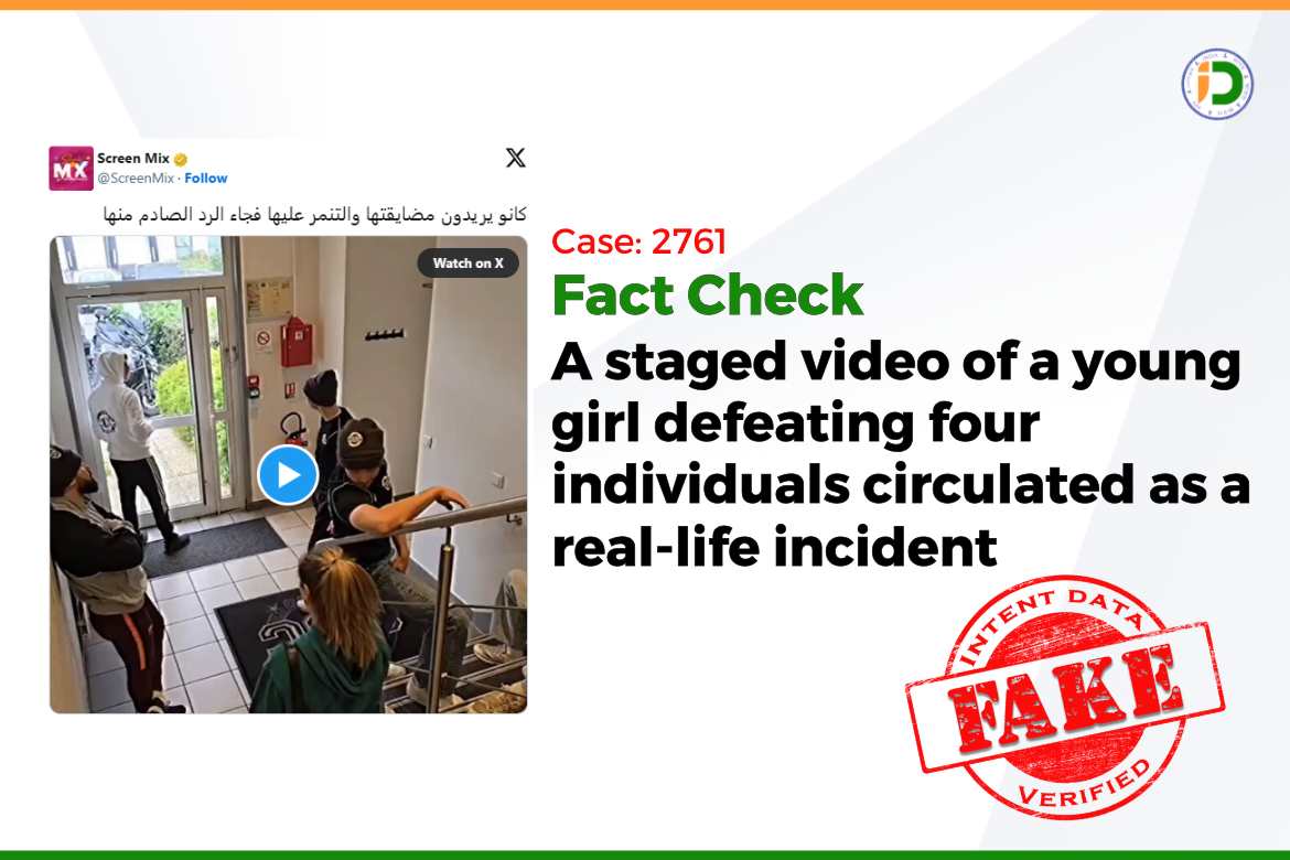 Fact Check: A staged video of a young girl defeating four individuals circulated as a real-life ...