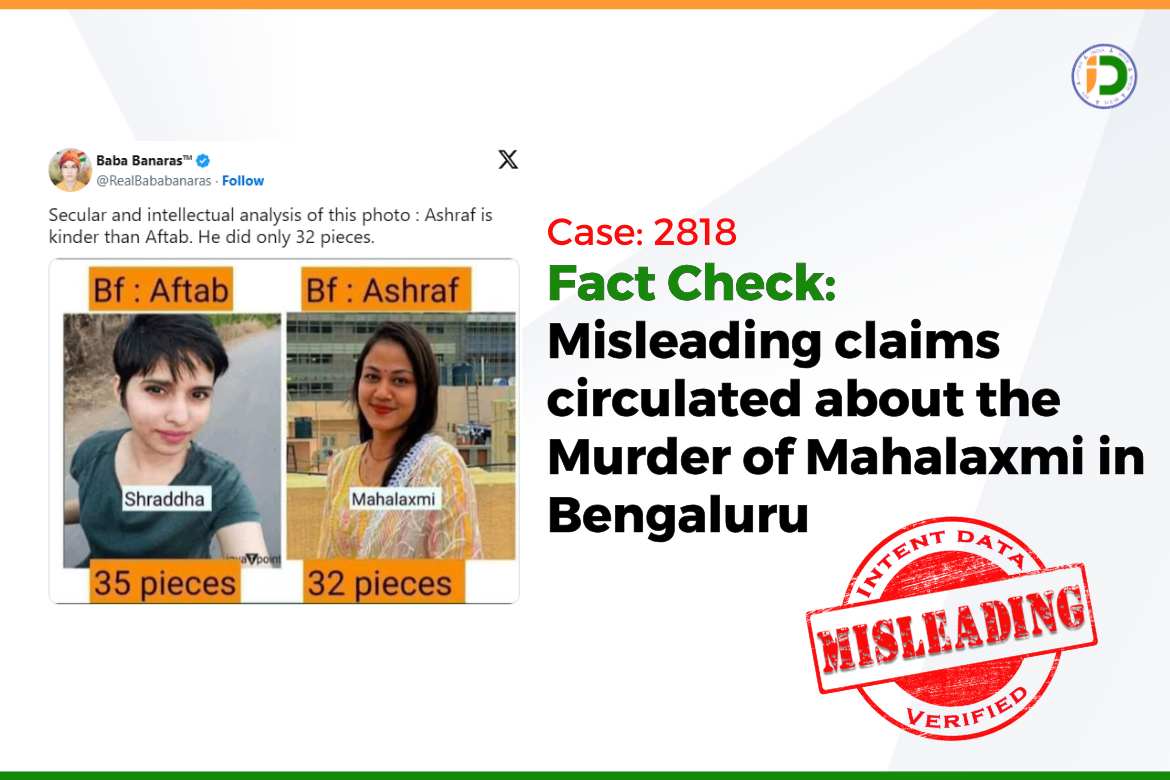 Fact Check: Misleading claims circulated about the Murder of Mahalaxmi ...