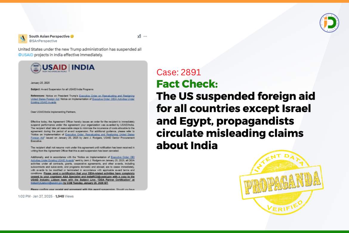 Fact Check: The US suspended foreign aid for all countries except Israel and Egypt ...