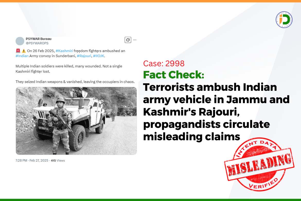 Fact Check: Terrorists ambush Indian army vehicle in Jammu and Kashmir ...