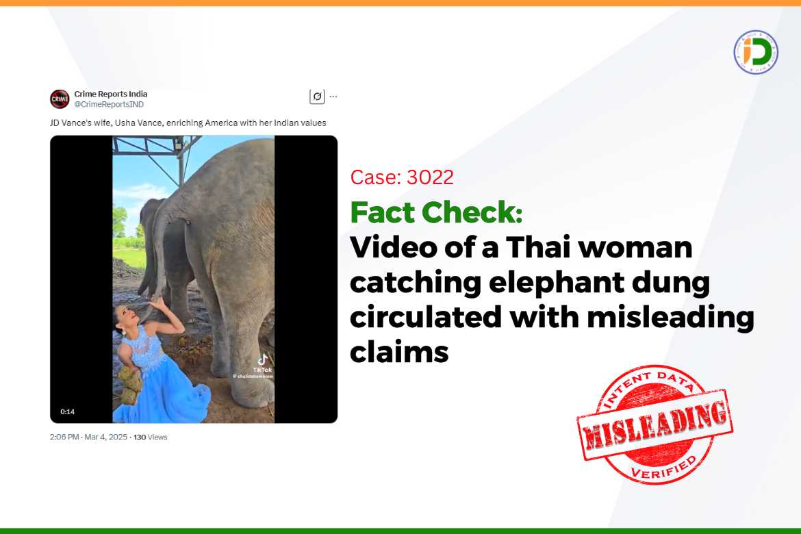 Fact Check: Video of a Thai woman catching elephant dung circulated ...