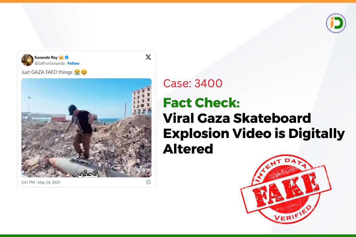 Fact Check: Viral Gaza Skateboard Explosion Video is Digitally Altered - D-Intent Data